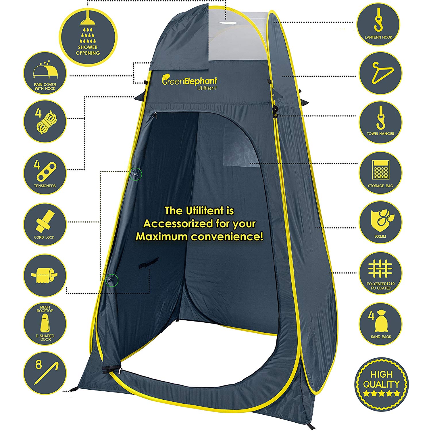 Outdoor Portable PopUp Changing Room Rentals - Dallas Event Rentals