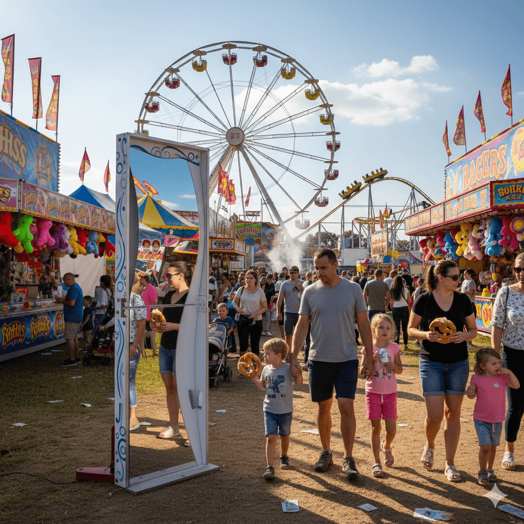 Dallas Wacky Mirror Carnival Game Rentals - Wacky Mirror Rentals